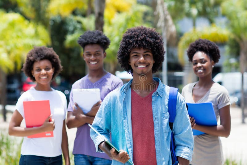 Handsome African American University Student Stock Photo - Image of ...