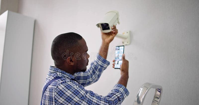Black African Engineer Installing Ceilings Stock Photos - Free ...