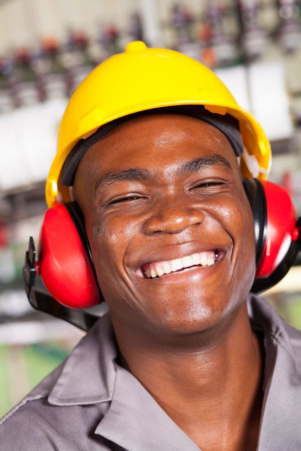African american worker stock photo. Image of manufacturer - 27310196