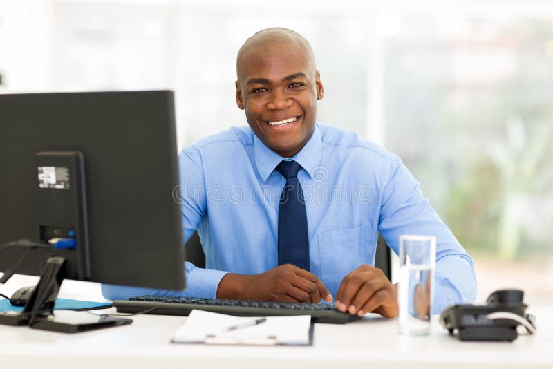 African american worker stock photo. Image of company - 44341192