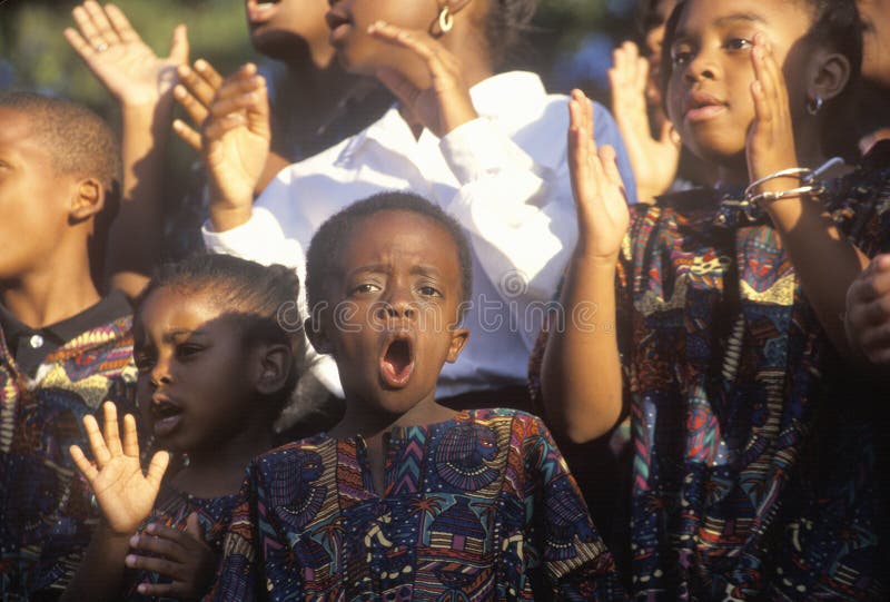 African-American Youth Choir, Washington D.C Editorial Image - Image of ...