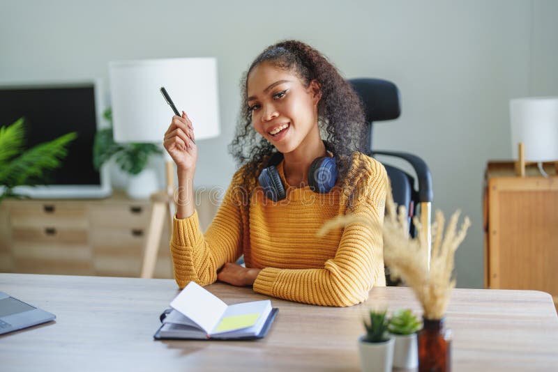 African Americans Using Notebooks, Pens To Take Notes and Computers ...