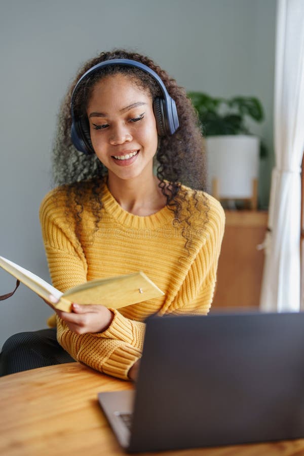 African Americans Using Notebooks, Pens To Take Notes and Computers ...