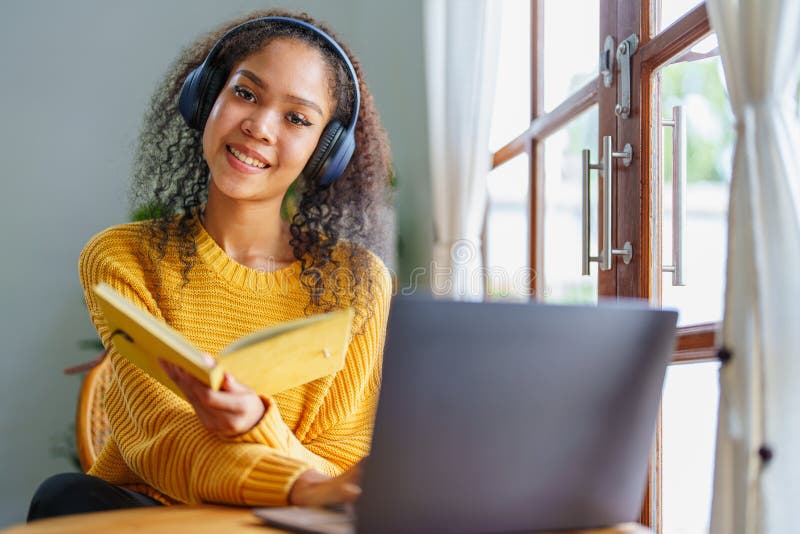 African Americans Using Notebooks, Pens To Take Notes and Computers ...