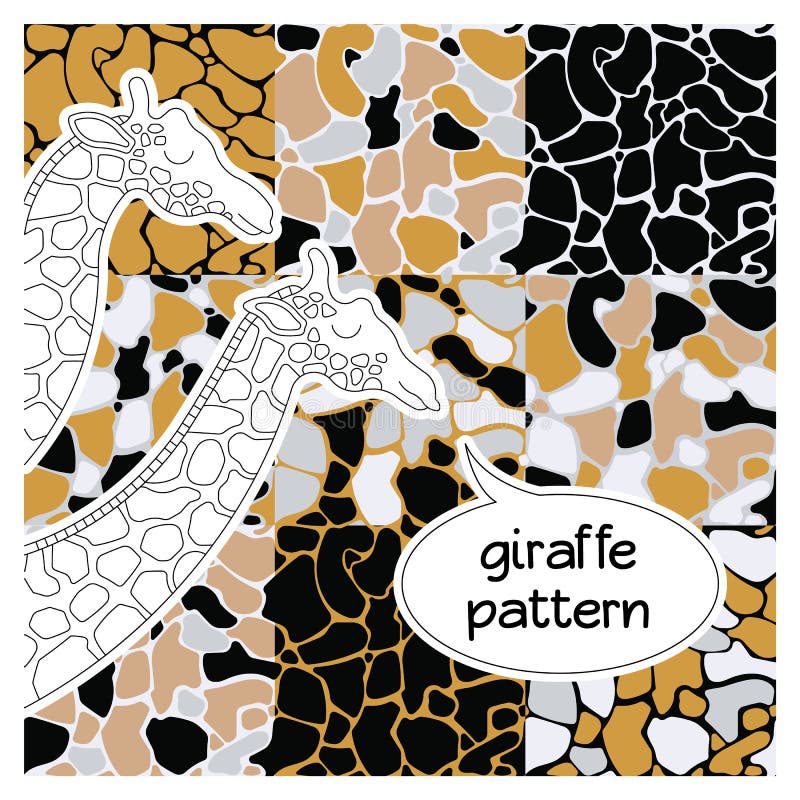 African animal pattern 5 stock illustration. Illustration of fauna ...
