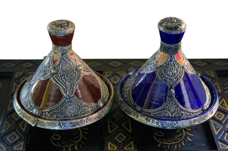 African-arabian Food Containers Stock Image - Image of traditional ...