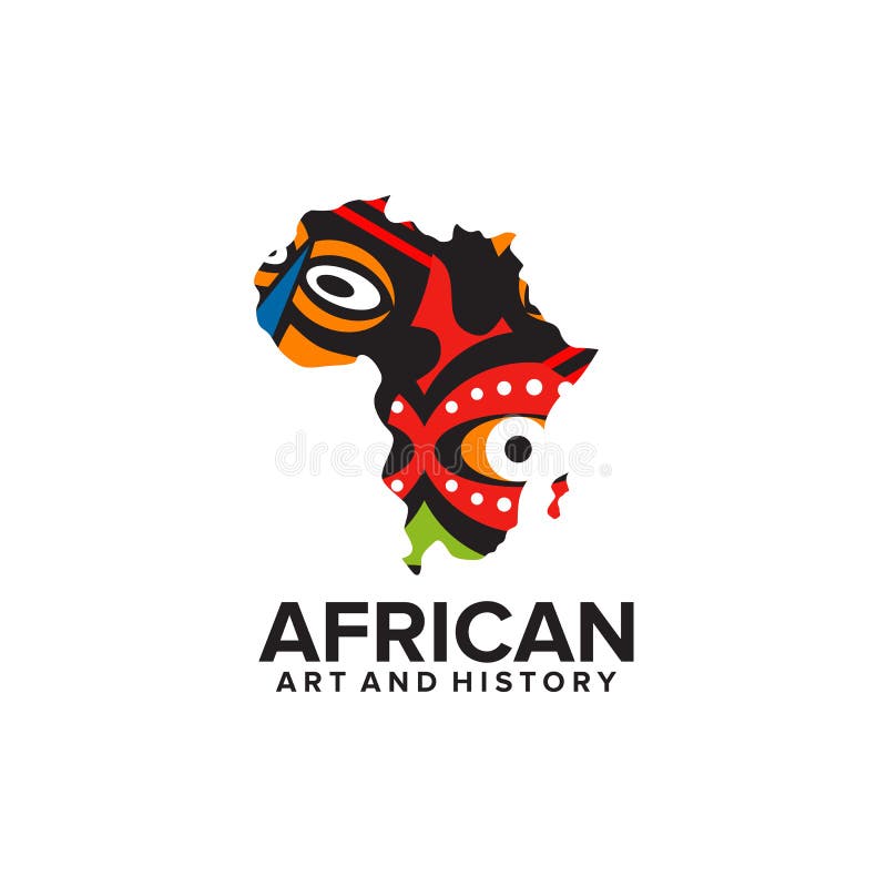 African Art Logo Design Template Stock Vector - Illustration of design ...