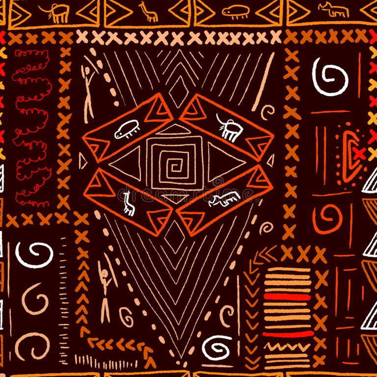African Art Pattern Stock Illustrations – 168,580 African Art Pattern ...