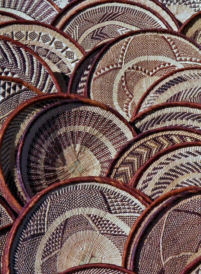 African baskets stock image. Image of summer, motive - 22313883