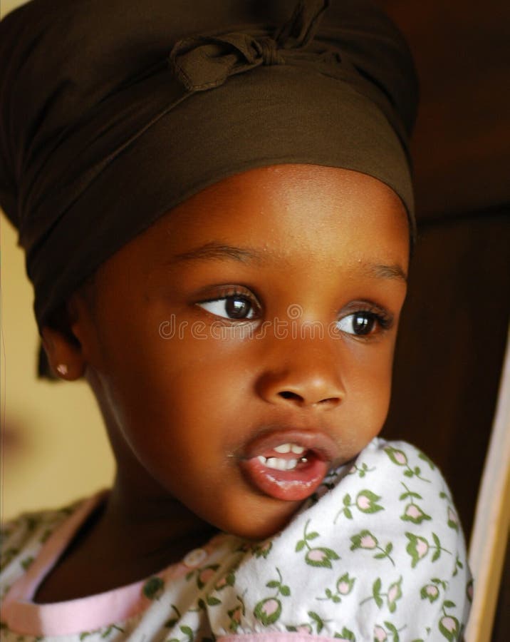 Sweet African Girl stock photo. Image of africa, skin - 5011884