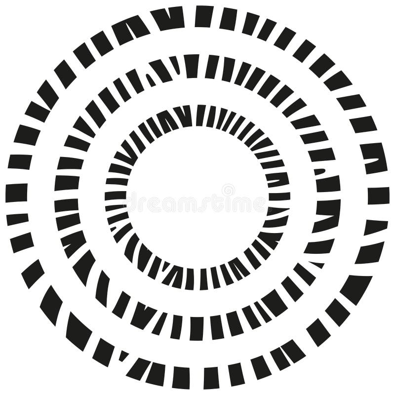 Round African Border Frame Design. Zebra Hide or Stonework Texture ...