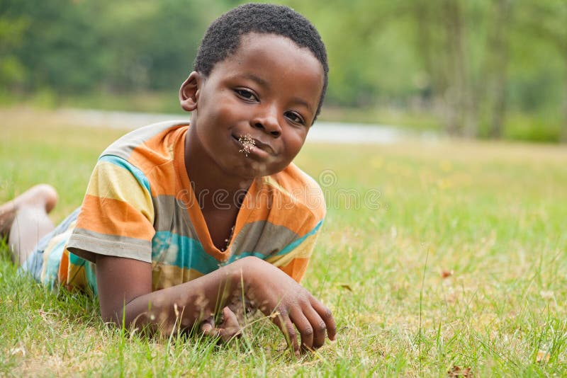 Smiling african children stock image. Image of laughing - 33361769