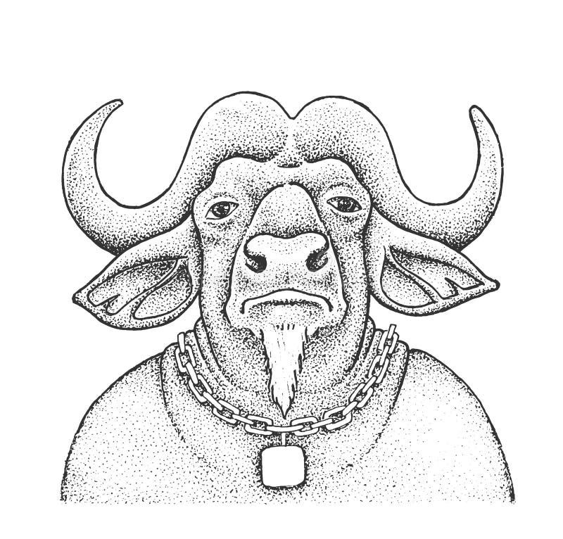 Buffalo Ink Drawing Stock Illustrations – 833 Buffalo Ink Drawing Stock ...