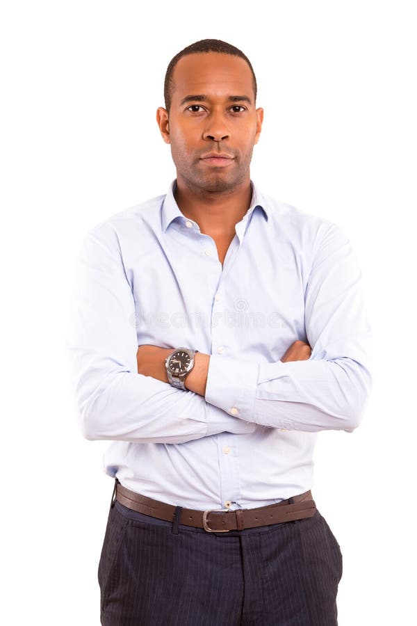 African business man stock image. Image of modern, afro - 34690319