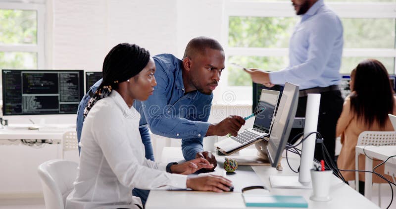 African Business Team Working on Computer Stock Photo - Image of kenya ...