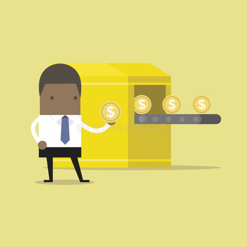 Money Making Machine Stock Illustrations – 791 Money Making Machine ...