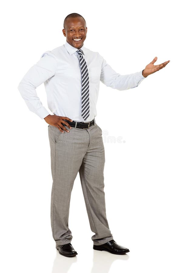African American Businessman Stock Photo - Image of message, afro: 67678508