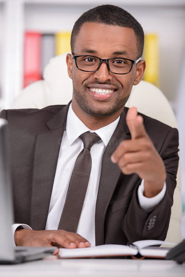African Businessman stock image. Image of indoors, occupation - 41992235