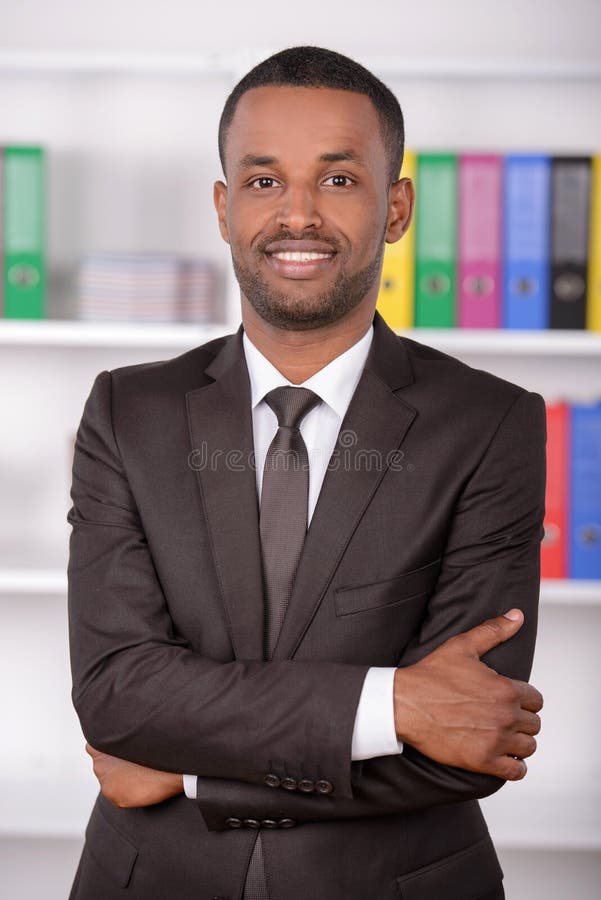 African Businessman stock photo. Image of manager, aspirations - 41992326