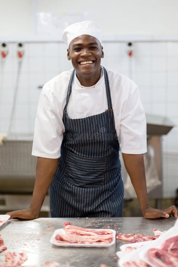 African butchery owner stock photo. Image of ethnic, food - 66561800