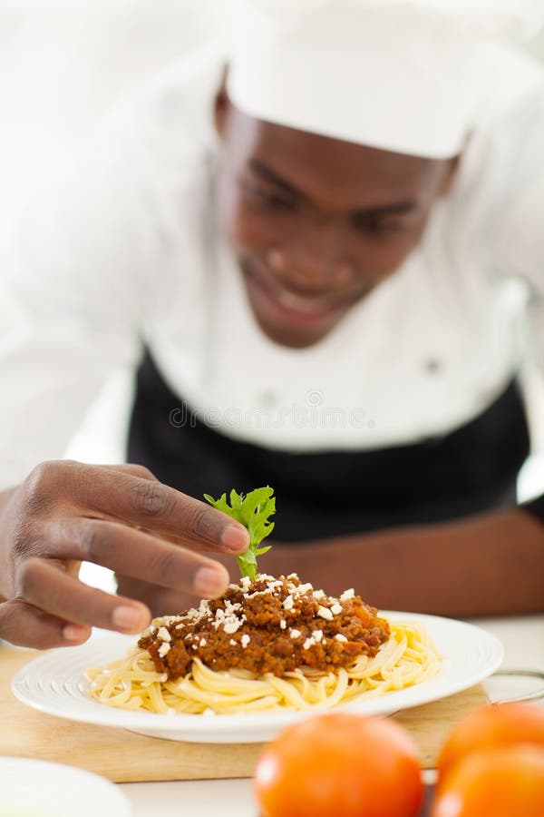 African chef delicious stock photo. Image of modern, kitchen - 32896684