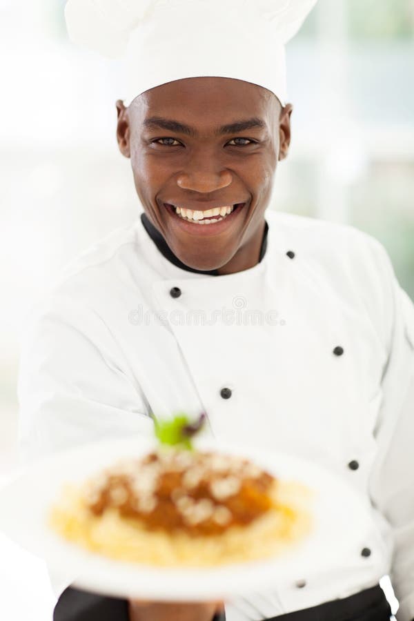 African chef delicious stock photo. Image of modern, kitchen - 32896684