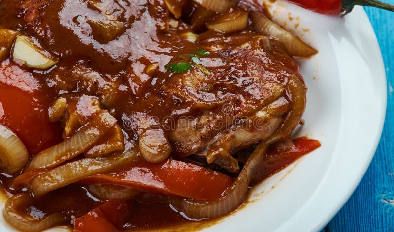 African chicken stock photo. Image of meal, macao, dish - 112571338