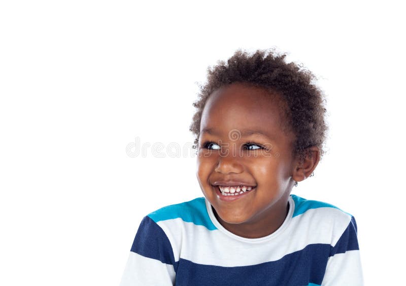 African child laughing stock image. Image of black, little - 95061971