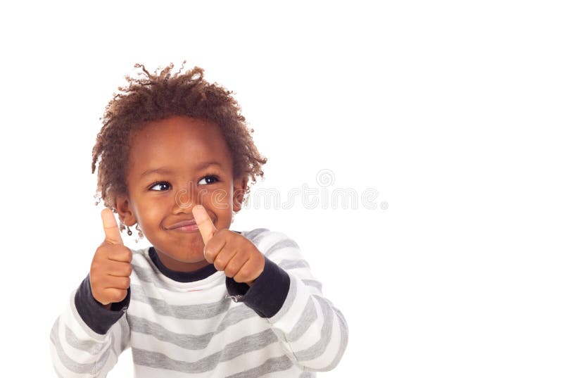 African child saying Ok stock image. Image of indoor - 82635647