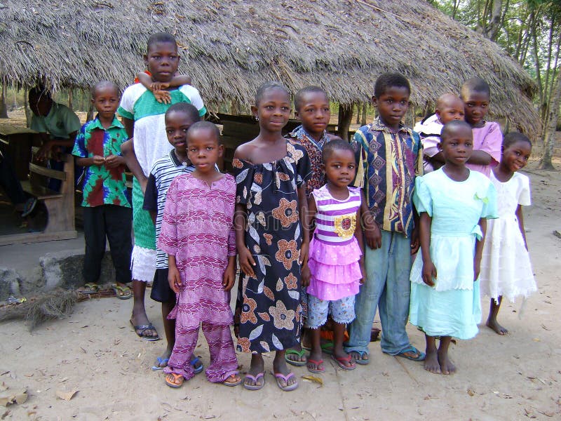 African children - Ghana editorial stock photo. Image of girls - 23417188
