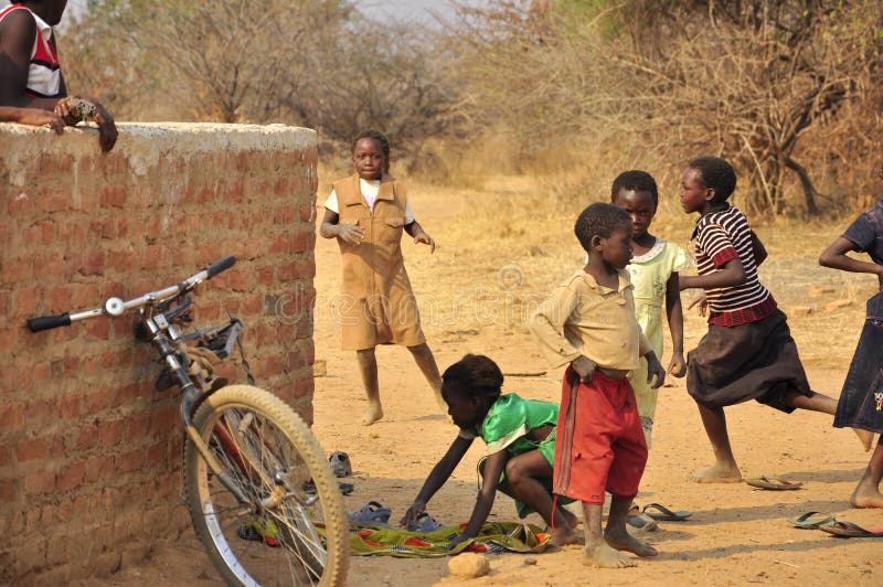 African Children Playing and Running Editorial Photography - Image of ...