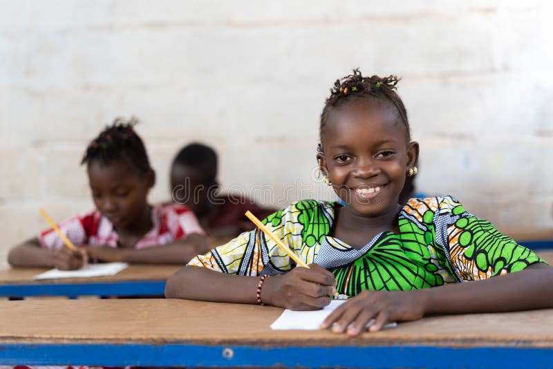 Beautiful African Black Ethnicity Pupils in School Stock Image - Image ...