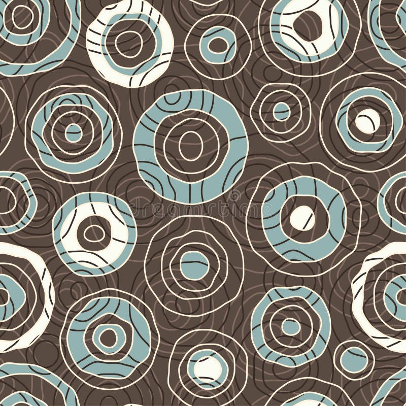 Circular, Tribal Pattern with Motifs of an African Tribes Surma and ...