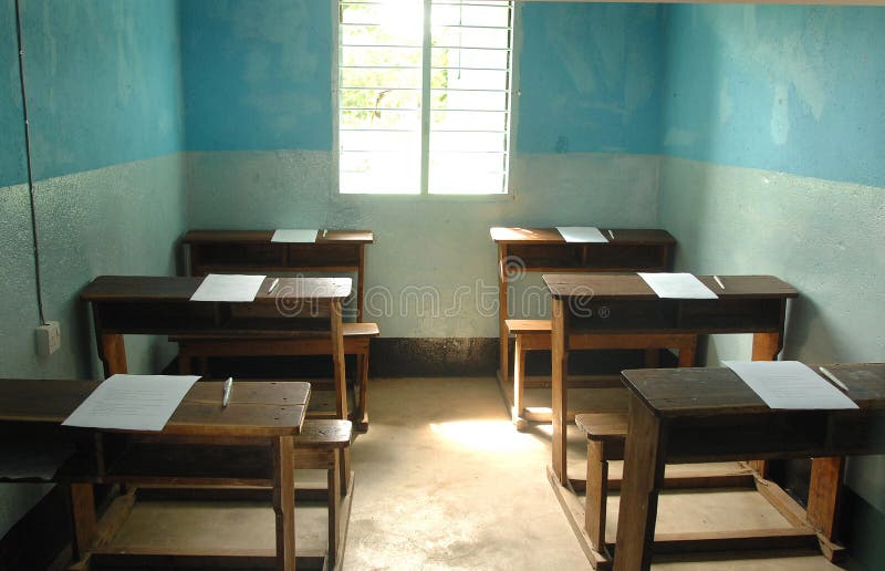 African classroom editorial stock photo. Image of chairs - 30380003