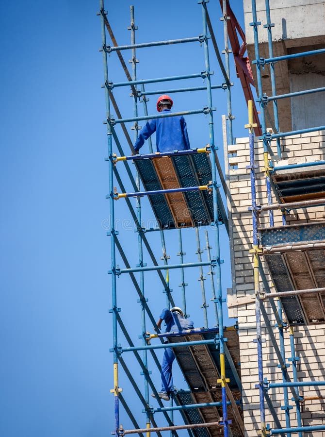 African Construction Workers Stock Image - Image of safety, modern ...
