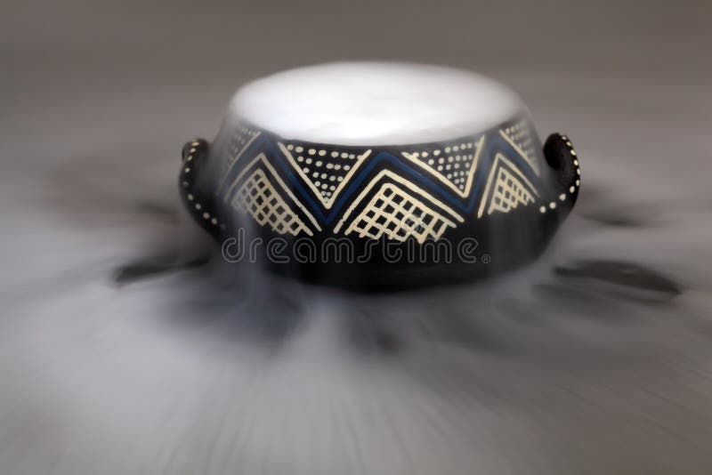 African Cooking Pot with Dry Ice Stock Image - Image of nebula, alchemy ...