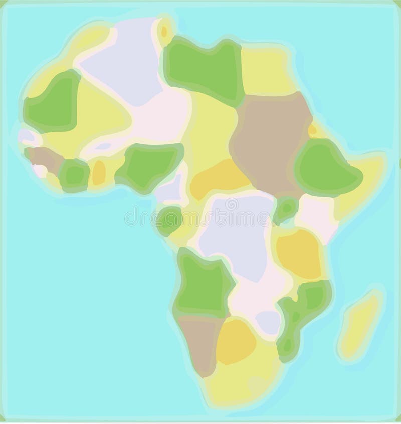 African Countries stock vector. Illustration of graphic - 6006462