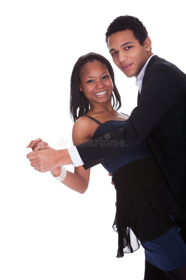 African Couple Dancing Salsa Stock Image - Image of leisure, adult ...