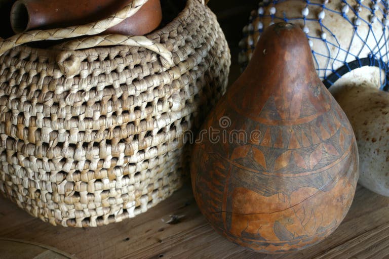 African Craftwork stock image. Image of rope, weave, gourd - 167847