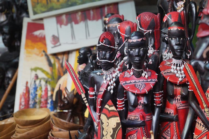 African Artifacts and Jewelry from Cameroon Stock Photo - Image of ...