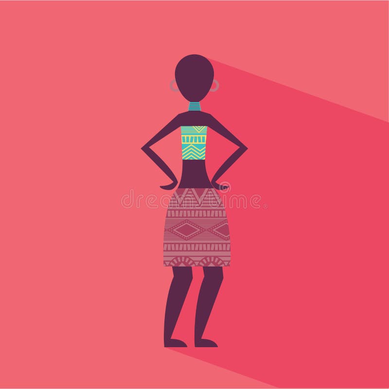 African culture stock vector. Illustration of textile - 44684644