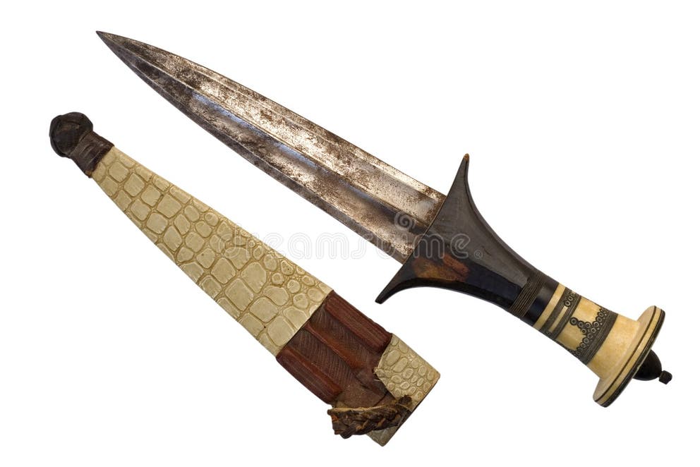 African dagger stock image. Image of chop, dagger, historical - 25866883