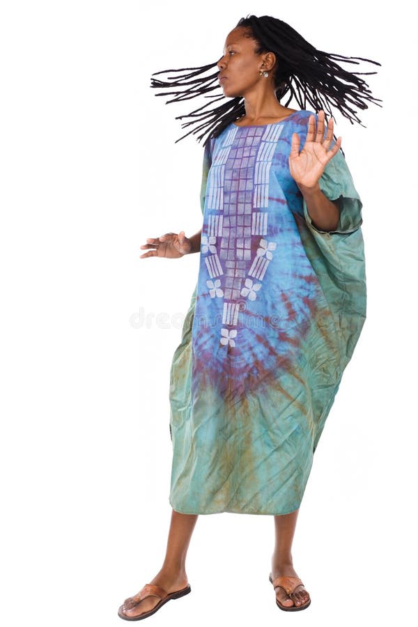 African dancing stock image. Image of dreadlocks, exuberance - 4144239