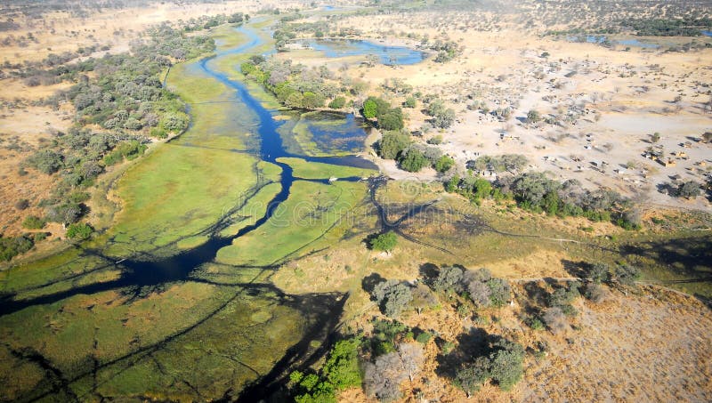 The african Delta stock photo. Image of light, shallow - 7244608