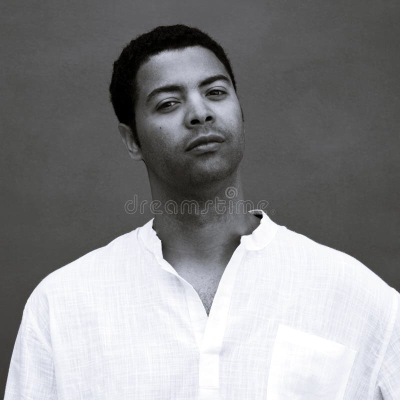African Descent Man Portrait Stock Photo - Image of handsome ...