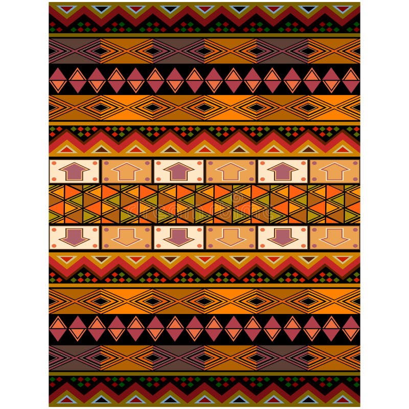 African design stock vector. Illustration of frame, triangle - 14484941