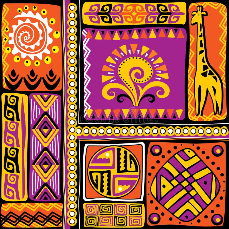 African Design stock vector. Illustration of graphic, stylized - 5638013