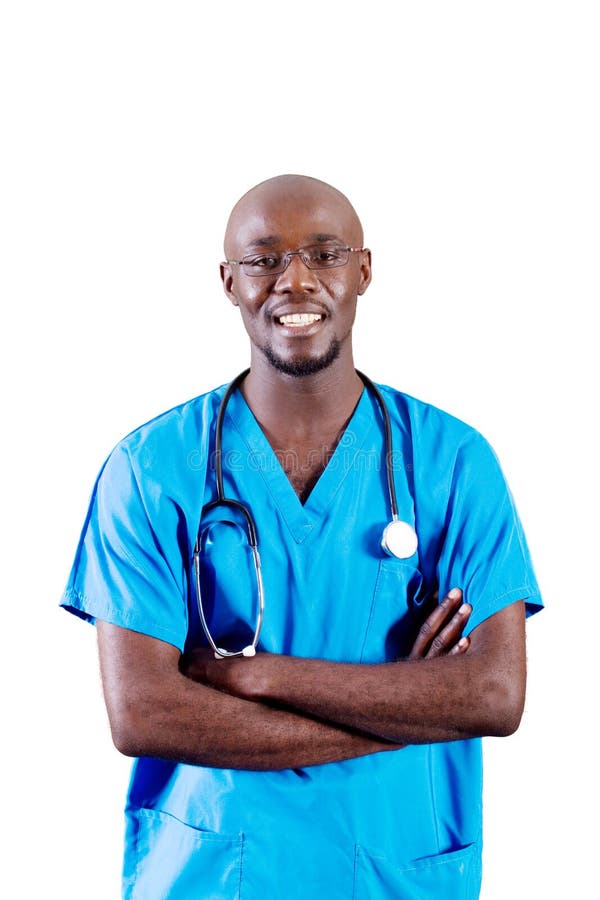 African doctor stock photo. Image of profession, intern - 14738904