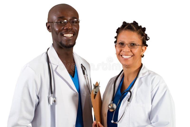 African american doctors stock image. Image of practitioner - 14739501