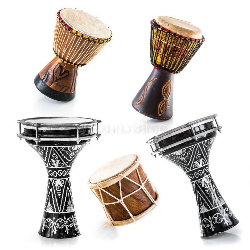 African drums stock image. Image of rhythm, wood, folk - 37702325